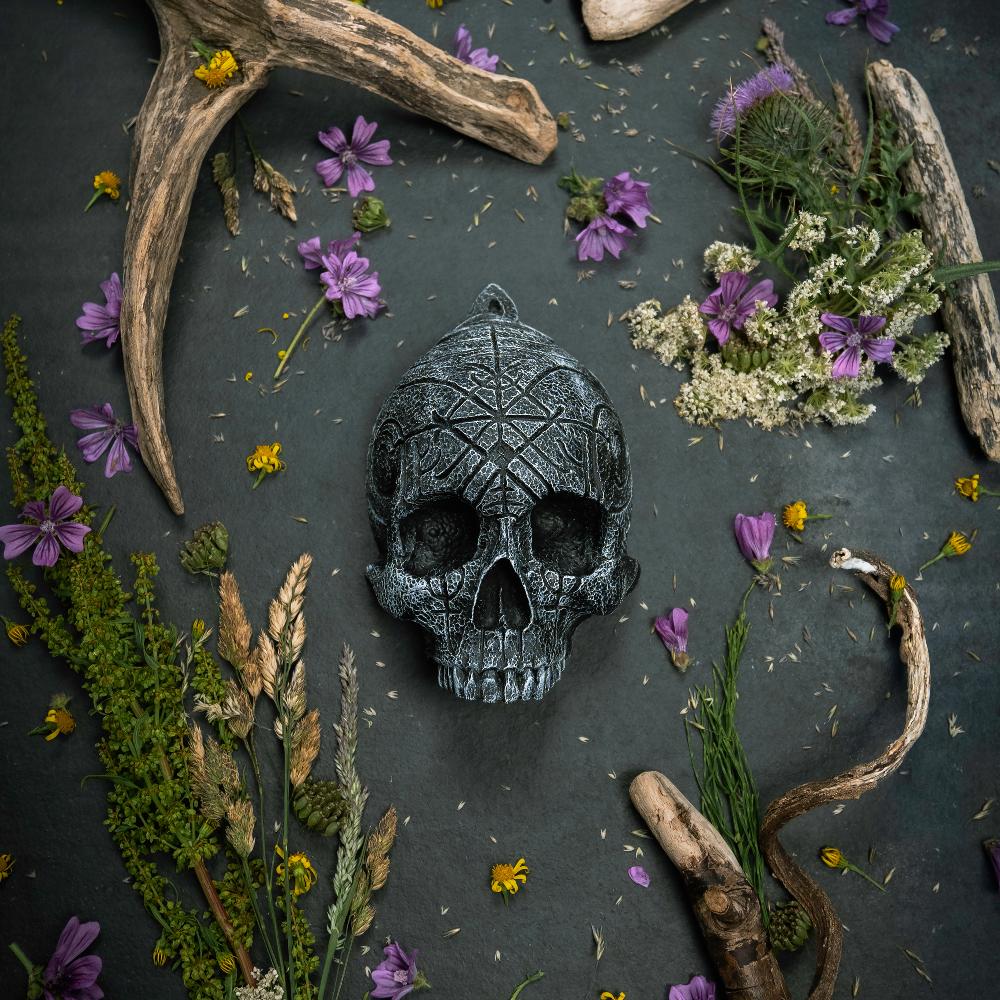 Skull of Loss — Norse Bind Rune Wall Art – NorthernBlack