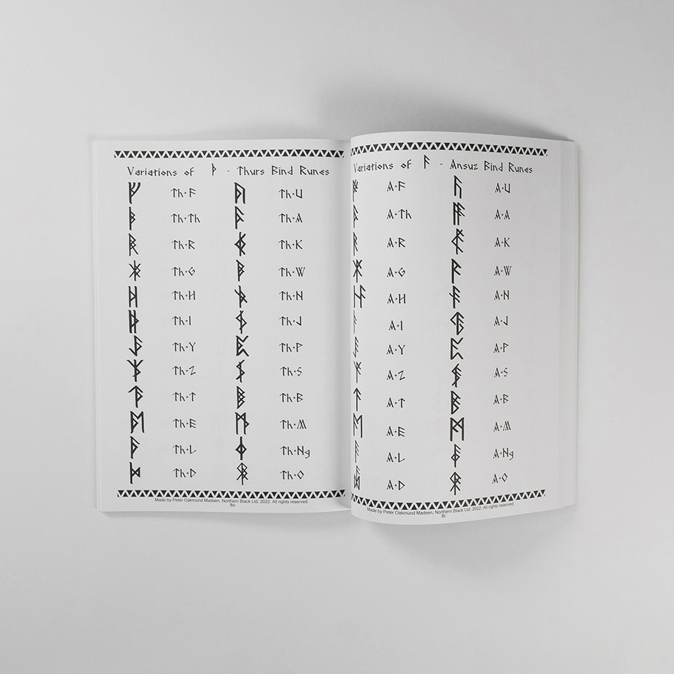RUNES, SIGILS & BINDRUNES BOOK – NorthernBlack
